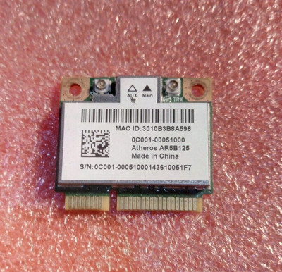 Atheros AR5B125 Wireless WIFI Mini PCI Express 802.11b/g/n | eBay