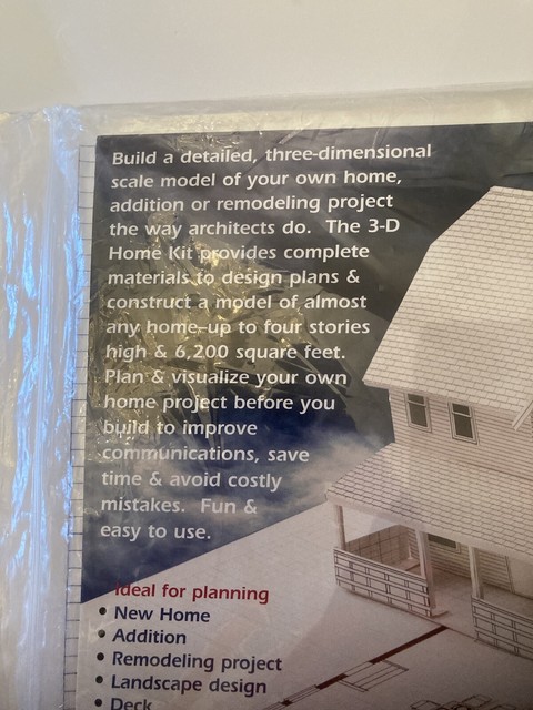 3-D Home Kit by Daniel Reif (1988, Kit) for sale online | eBay