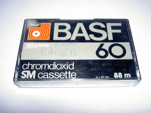 Compact Cassette BASF Chromdioxid SM 60 High Bias EQ 70µs Kompakt Kassette 60min | eBay