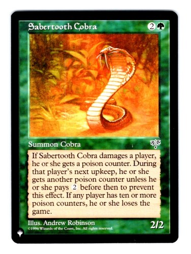 Magic Sabertooth Cobra Mirage | eBay