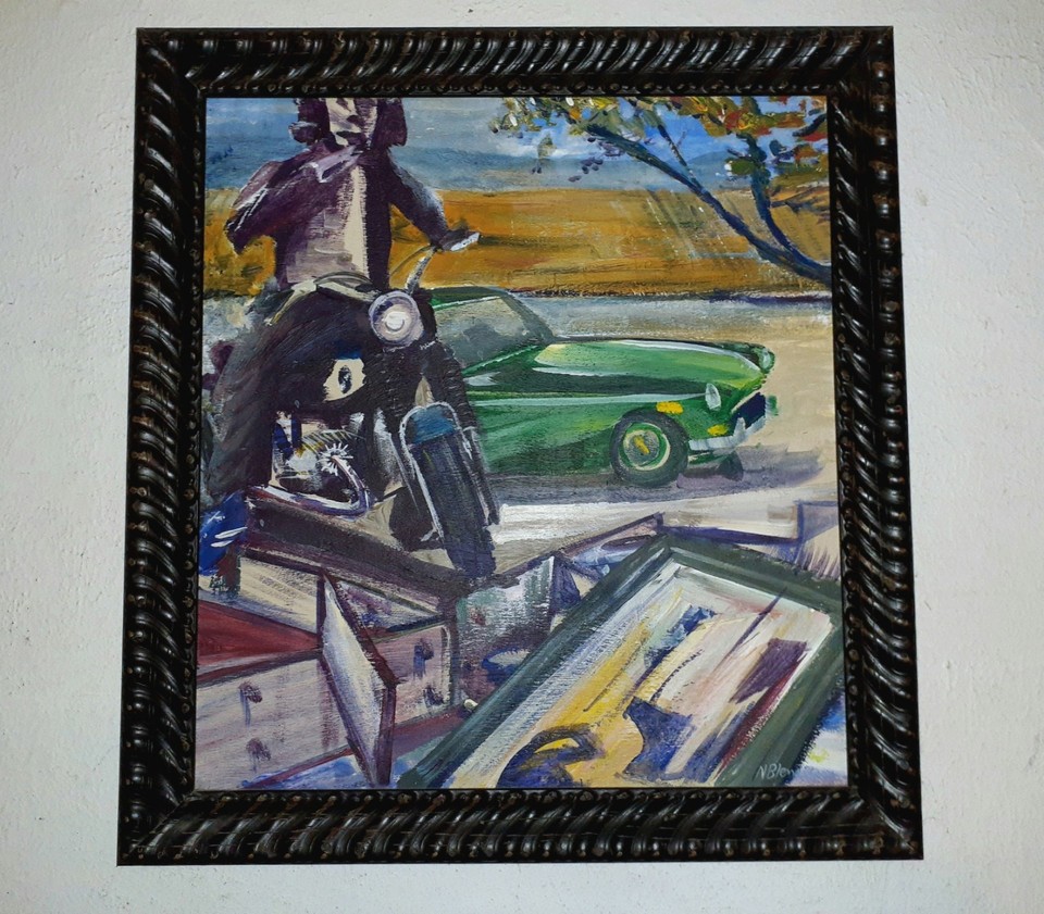 Neil Blender Art Painting Skateboard Silkscreener Motorcycle Lance ...
