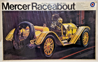 Rare Vintage Entex 1911 Mercer Raceabout Scale 1/16 Model Kit 8452 ...