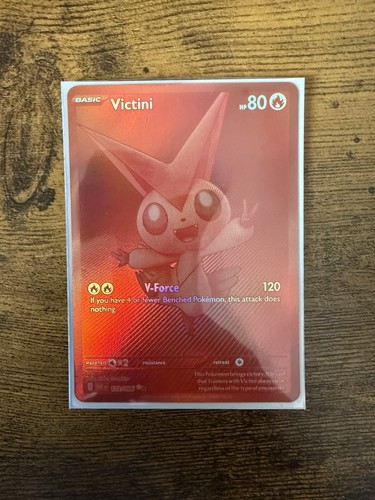 Victini 172/086 White Flare TCG Pokémon Card English Mint Pack Fresh ...