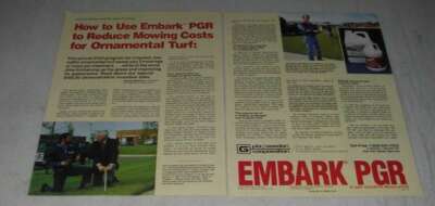 1988 Pbi/Gordon Embark PGR Ad - Reduce Mowing Costs | eBay
