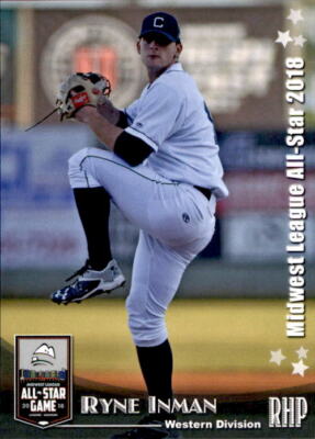 2018 Midwest League All-Star Game Western Division #16 Ryne Inman - NM ...