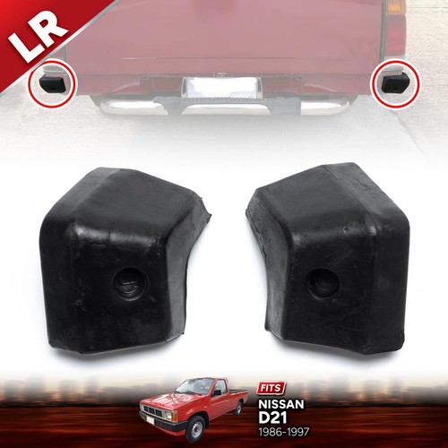 Rear Rail Corner Rubber Bumper Side LH RH For Nissan Navara D21 Pickup ...