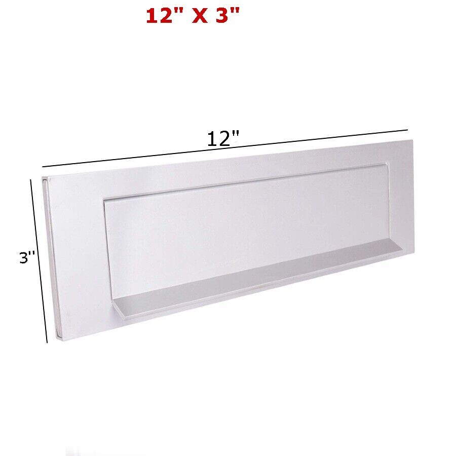 1 PC VICTORIAN SPRUNG LETTER PLATE / GRAVITY LETTER BOX 12"x3" FACE FIX ...