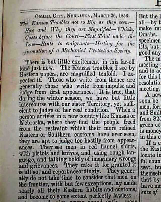 Bleeding Kansas 1856