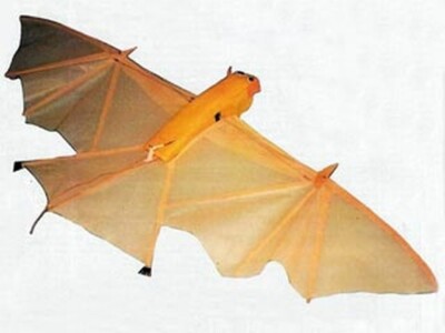 Big Batrick Slope Soaring Bat 39" WS RC Model Airplane Printed Plans ...