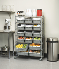 Seville Classics 7-Tier Commercial Grade NSF 16 Bin Rack System | eBay