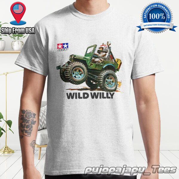 NEW 58035 Wild Willy M38 Classic American Funny Logo Men's TShirt SIZE ...