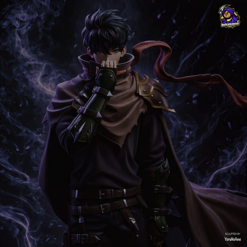 Sung Jin-woo - Solo Leveling - Model Kit Unpainted 3d Print GK Statue | eBay