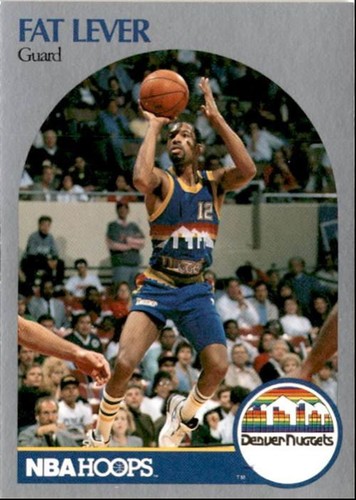 1990-91 Hoops Basketball Card Fat Lever Denver Nuggets #97 | eBay