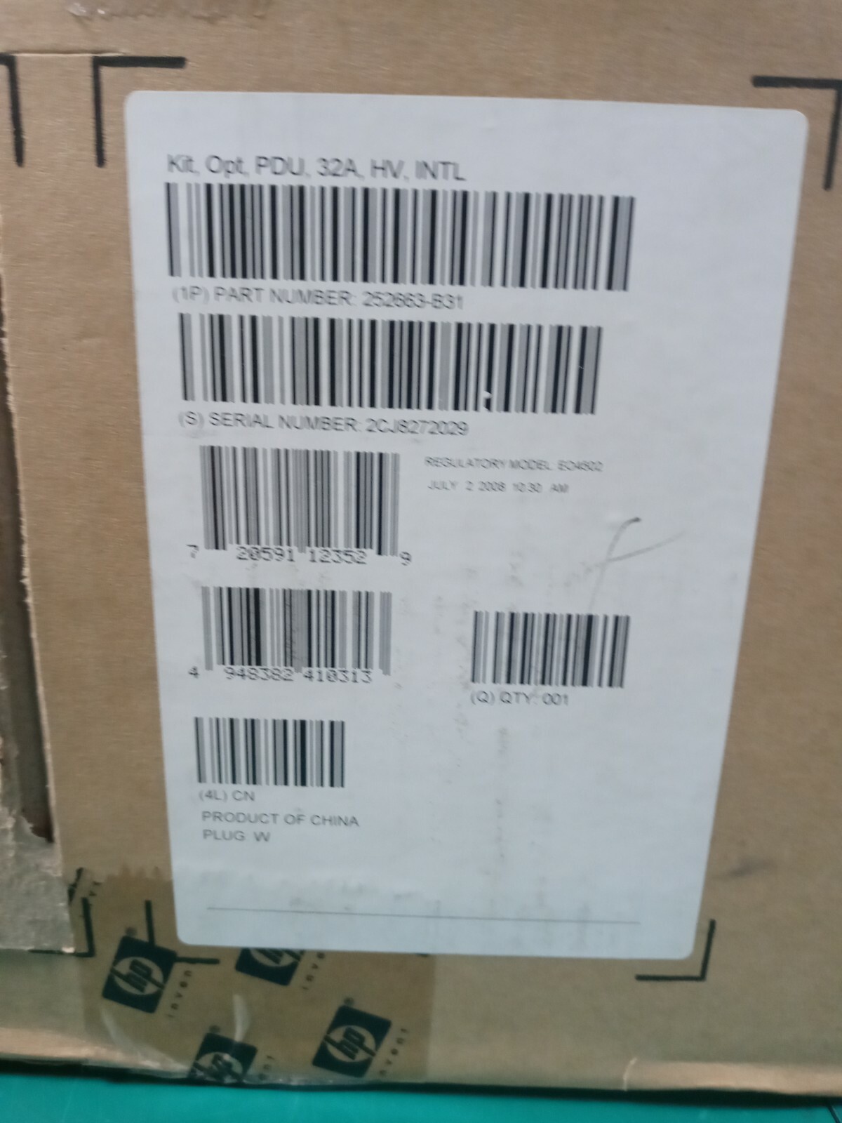 HP Modular PDU Control Unit Series EO4502 P/N 228481-003 with 30 day ...