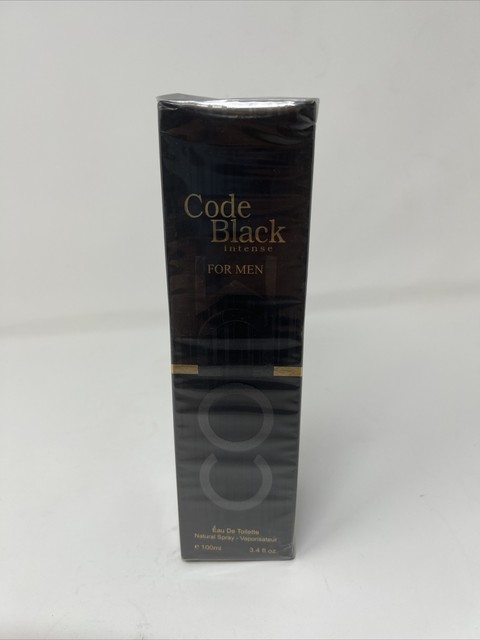 Men Code Black Gold Intense Cologne Eau De Toillette Natural Spray 3.4 ...