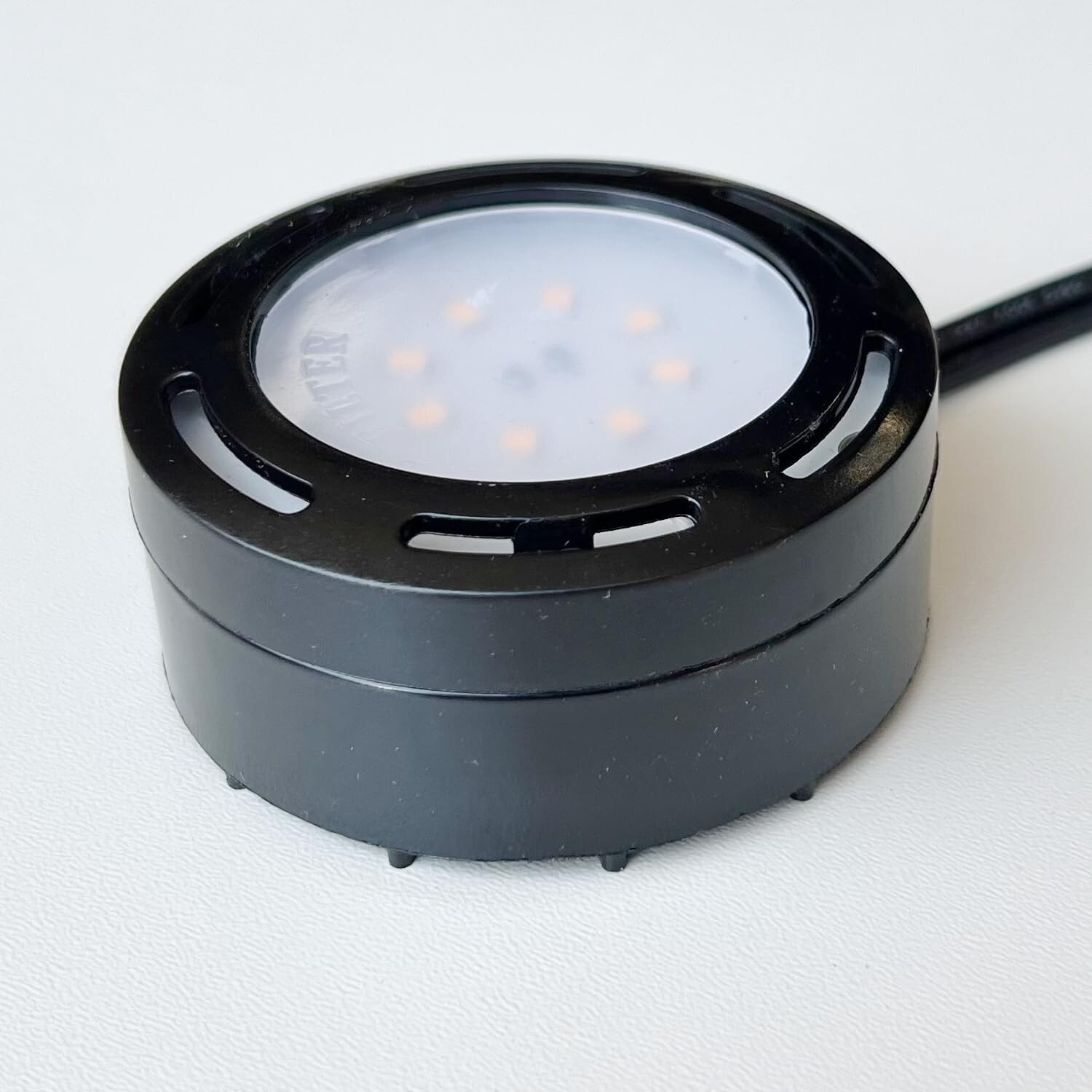 LED Puck Light Undercabinet Accent Kit 120V Series LEDPL1BLK | eBay
