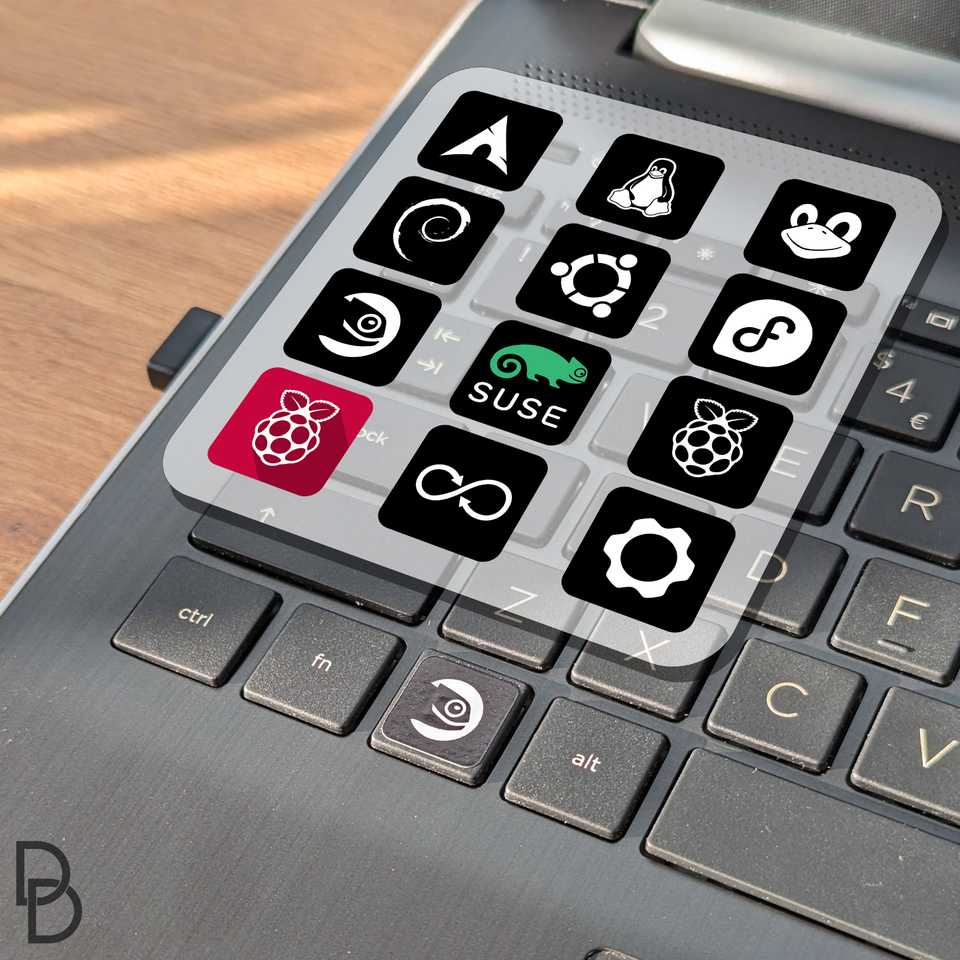 Linux Mint Keycap Keyboard Stickers x3 (Square) | eBay