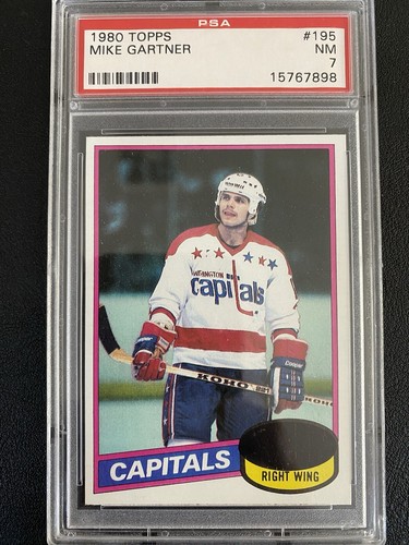 1980 Topps Mike Gartner Rookie RC HOF PSA 7 | eBay