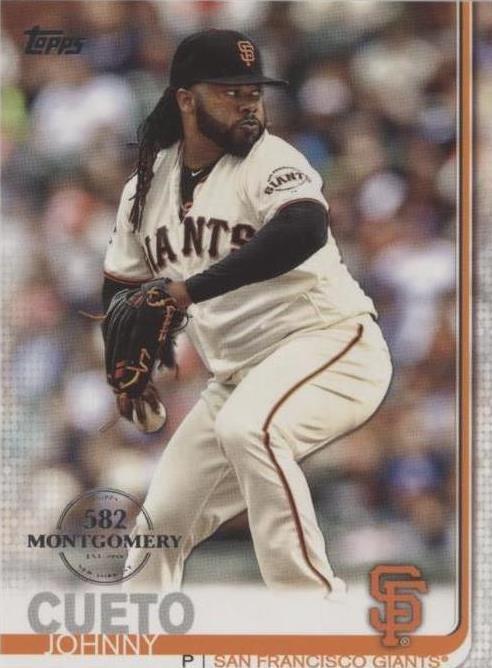 2019 Topps - Johnny Cueto #154 582 Montgomery Club for sale online | eBay