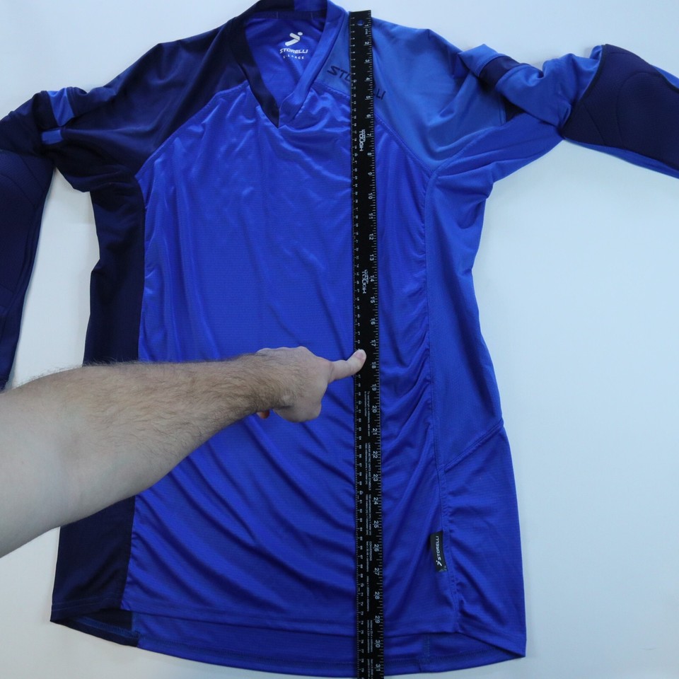 Storelli Goalkeeper Jersey Adult XL Exoshield Gladiator Blue Soccer ...