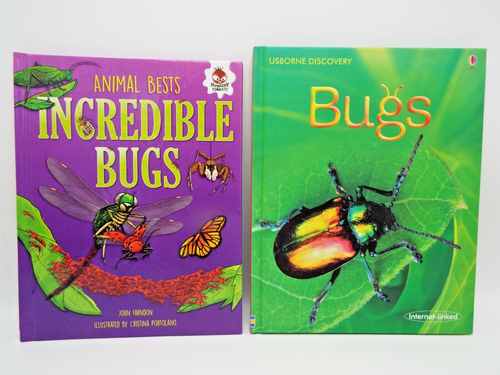 2 HC Bug Books: Incredible Bugs John Farndon & Usborne Discovery~Bugs Entomology 9781512411669| eBay