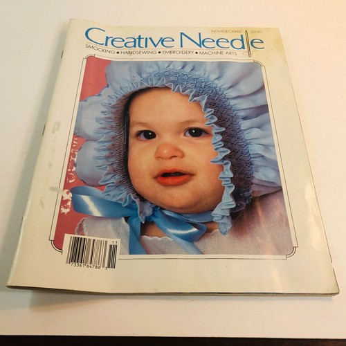 CREATIVE NEEDLE MAGAZINE, Nov/Dec 1992 with Christening Protector ...