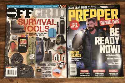 Survival Guide Recoil Offgrid & Prepper Magazines 2pc Essential Tools ...