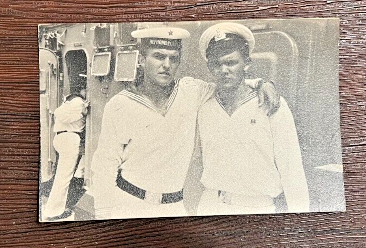1960s Sailor Millitary Old photo Red Army Men Soviet army Military ship ...