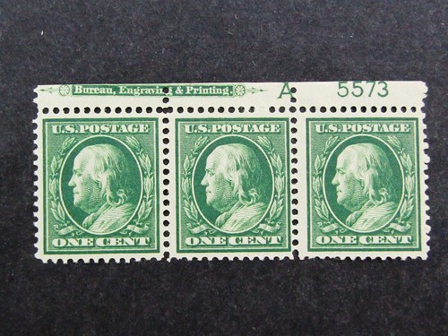 nystamps US Franklin Plate Block Stamp # 374 Mint OG NH/H G1x2948 | eBay