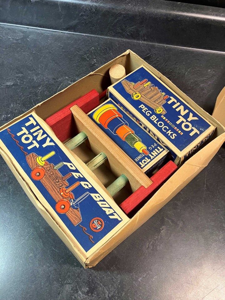 Vintage Tiny Tot Pre-School Toys - Jaymar Specialty Co. 1940's-1950's ...