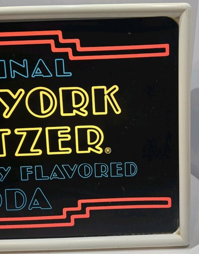 VINTAGE 1980 - 1990 Original New York Seltzer Lighted Advertising Sign ...