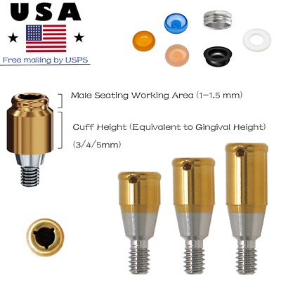 US Locator Attachment System Regular Abutment for Hiossen ET Osstem TS ...