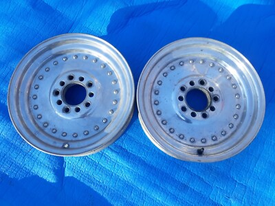Center Line Auto Drag Wheels 15x3.5 Chevy/Ford/Mopar Pair 1987 | eBay