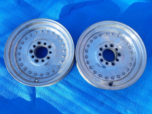 Center Line Auto Drag Wheels 15x3.5 Chevy/Ford/Mopar Pair 1987 | eBay