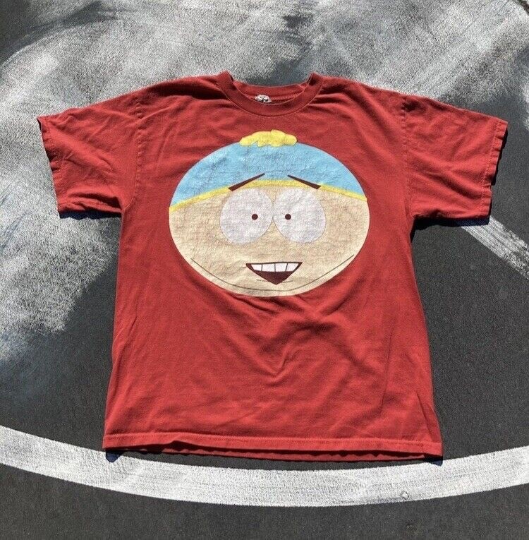 Vintage South Park Eric Cartman Big Face Y2K Tee Shir… - Gem