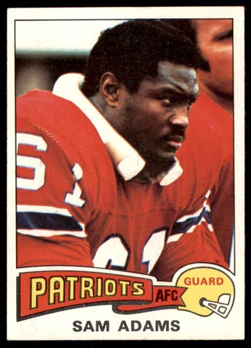 1975 TOPPS SAM ADAMS RC NEW ENGLAND PATRIOTS #347 NM-MT | eBay