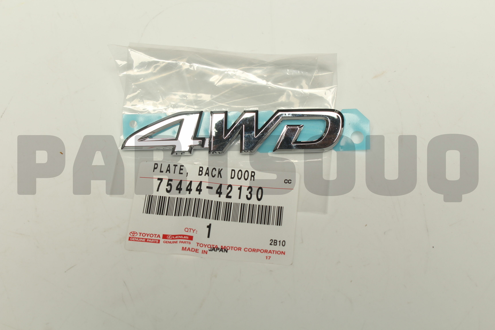 7544442130 Genuine Toyota PLATE BACK DOOR 75444-42130 | eBay