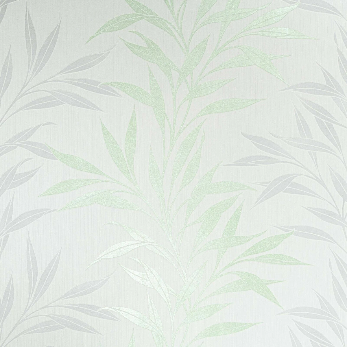 Silver Leaf Wallpaper