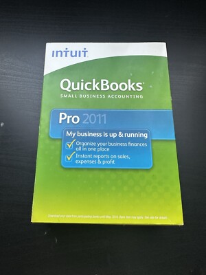 New! INTUIT QUICKBOOKS PRO 2011 FOR WINDOWS FULL RETAIL US VERSION 28287027930| eBay