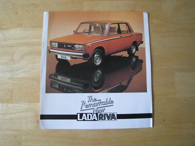 LADA RIVA 1300 SALOON SALES BROCHURE 1984 ISH | eBay UK