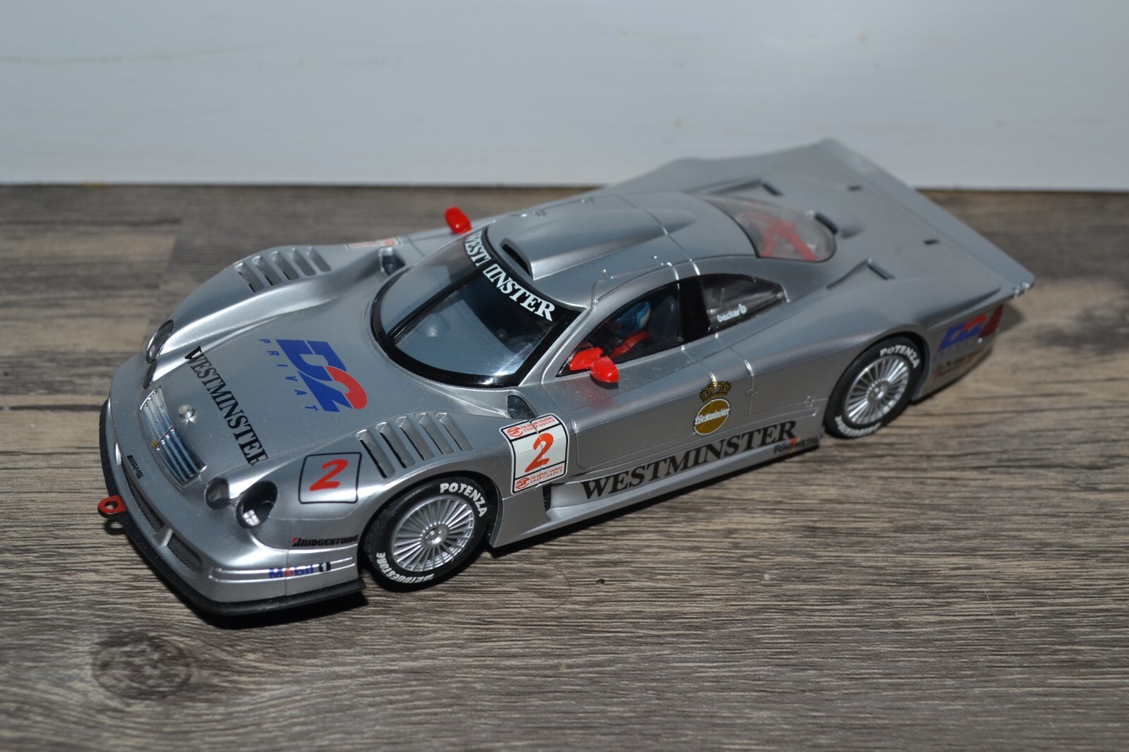 HORNBY 1/32 MERCEDES CLK LM SLOT CAR NO SPOILER | eBay