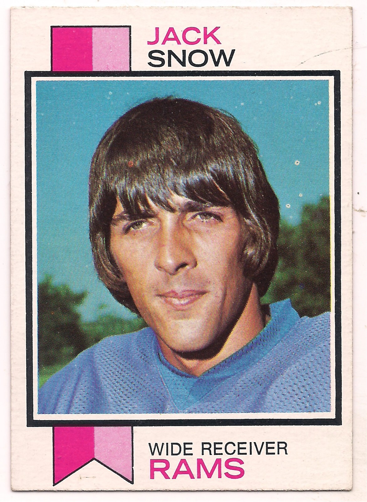 1973 Topps Jack Snow Los Angeles Rams #416 | eBay