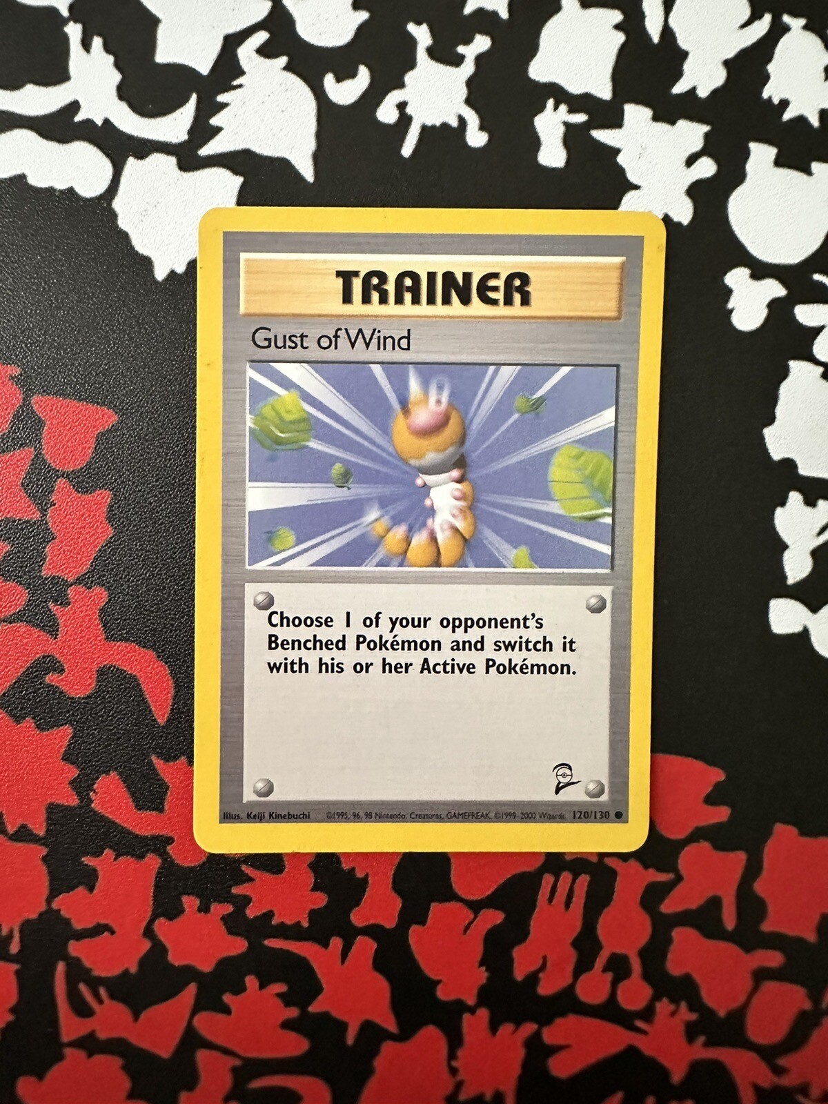 Pokémon TCG Gust of Wind Base Set 2 120/130 Regular Unlimited Common | eBay