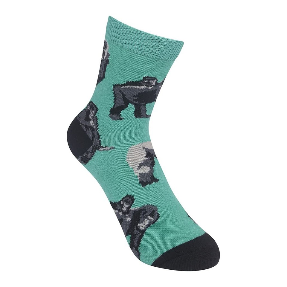 FUNATIC Gorilla Socks for Kids Ages 7-10, One Size Fits 7-10 Years, | eBay