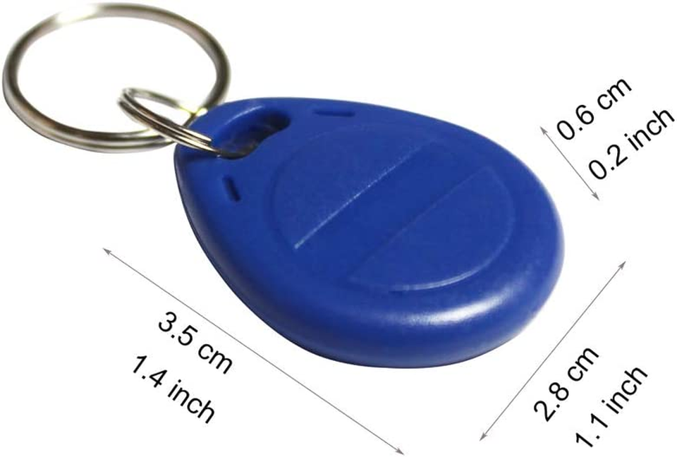 10 PCS Writable 125Khz RFID Key Fob Proximity ID Card Token Tag ...