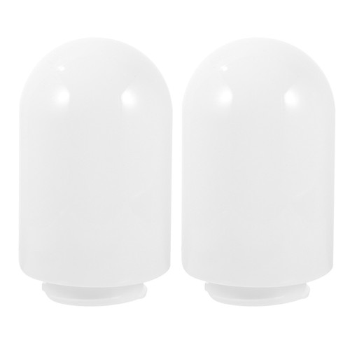 2 Pcs Lamp Post Globe Outdoor Light Cover Replacement Fence Shade ...