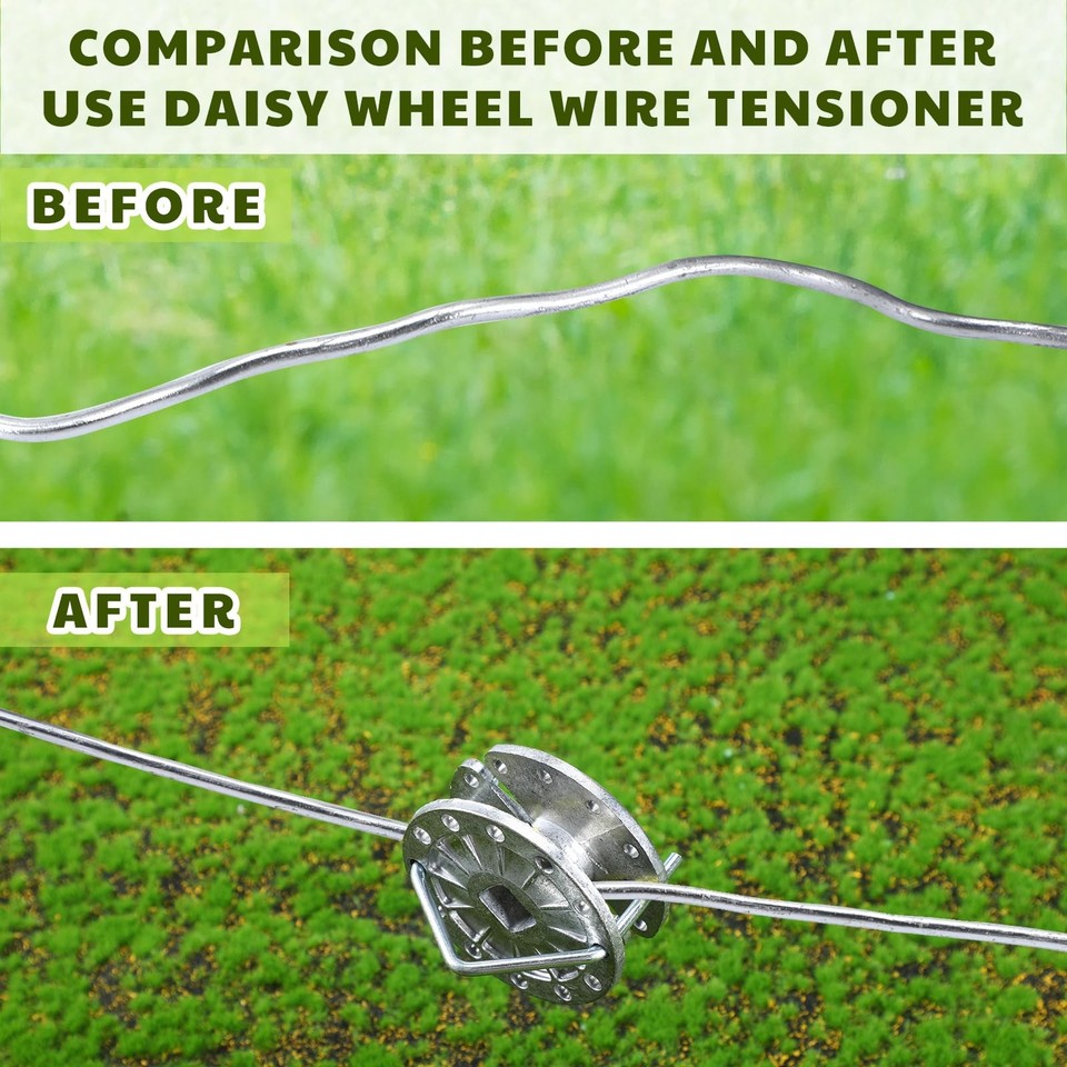 12 Pcs Electric Fence Tightener Wire Tightener Rapid Wire Tensioner ...