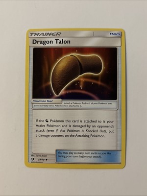 Dragon Talon 59/70 SM Dragon Majesty Pokemon NM | eBay
