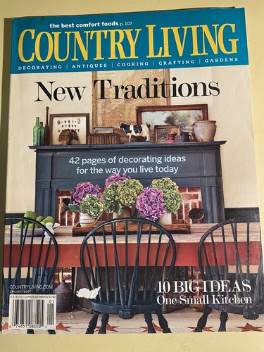 Country Living Magazine January 2007 New Traditions 10 Big Ideas | eBay