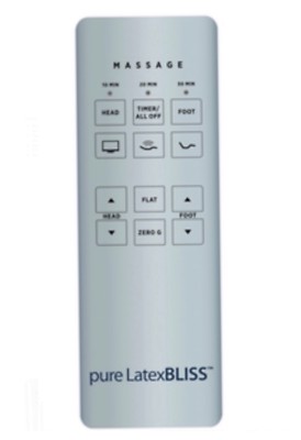 Pure Latex Bliss Replacement Remote for Adjustable Bed | eBay
